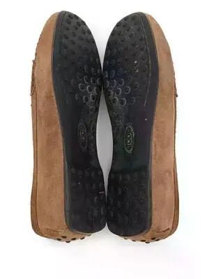 TOD'S Suede Penny Loafers