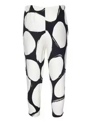 Marni Abstract-print Straight-leg Trousers