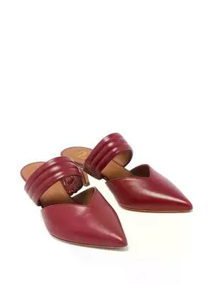 MALONE SOULIERS Padded Leather Mules