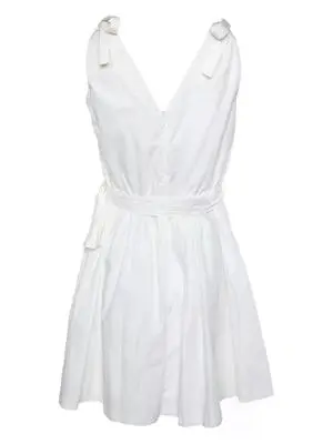 Sandro Embroidered Belt Mini Dress