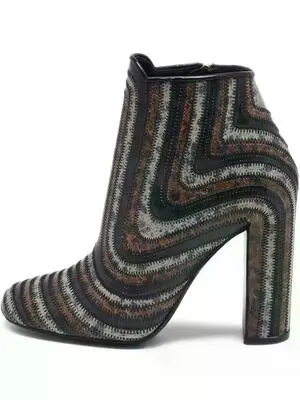FERRAGAMO 115mm Patterned Boots