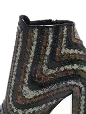 FERRAGAMO 115mm Patterned Boots