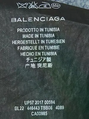 Balenciaga Darted-seams Denim Jacket