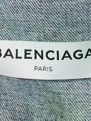Balenciaga Darted-seams Denim Jacket