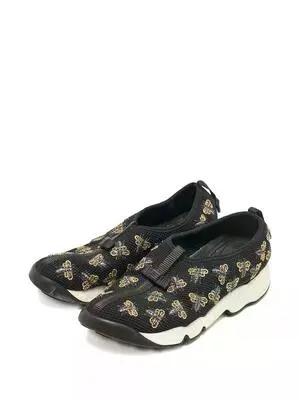 Dior Bee-print Mesh Sneakers
