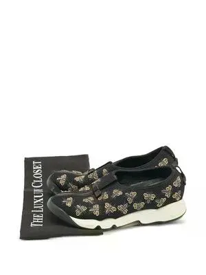 Dior Bee-print Mesh Sneakers