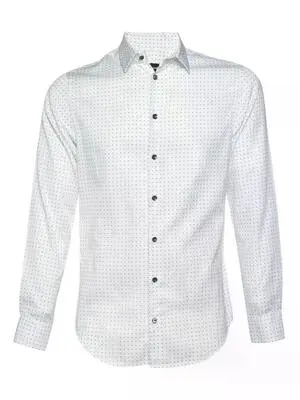 Giorgio Armani Geometric-jacquard Shirt