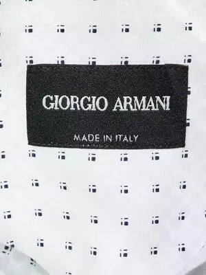 Giorgio Armani Geometric-jacquard Shirt