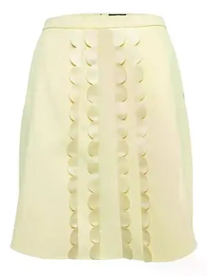 Elisabetta Franchi Scalloped Panel A-line Skirt