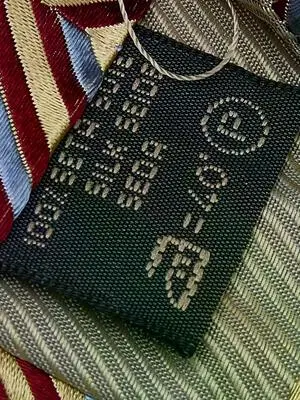 Ermenegildo Zegna Herringbone-pattern Silk Neck Tie