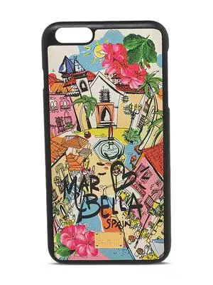 Dolce & Gabbana Graphic-print Leather Iphone 6/6s Case