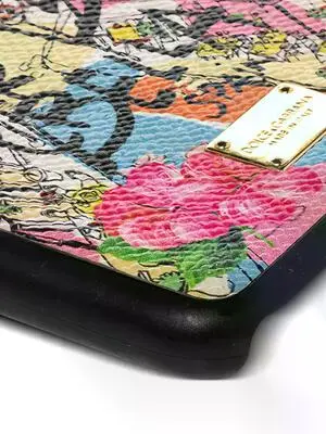 Dolce & Gabbana Graphic-print Leather Iphone 6/6s Case