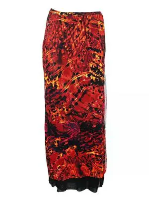 Kenzo Floral-print Maxi Skirt