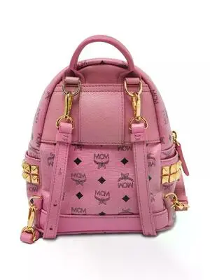 Mcm Mini Stark Bebe Boo Studded Visetos Backpack