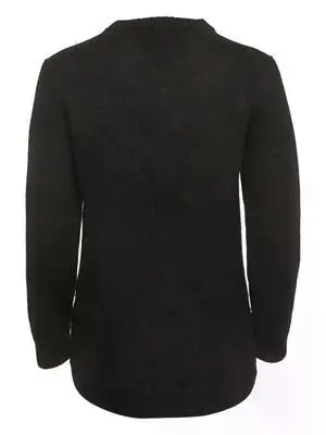 Fendi Logo Intarsia Wool Sweater