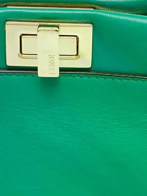 Fendi Peekaboo Leather Handbag