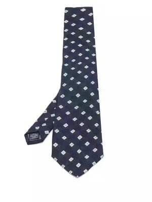 Gianfranco Ferre Silk Neck Tie - Blue