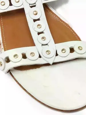 AQUAZZURA Lace-up Gladiator Sandals With Stud Embellishments