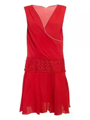 Maje Rosalina V-neck Dress
