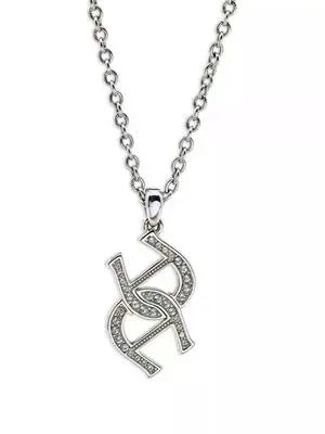 AIGNER Crystal Horseshoe Pendant Necklace