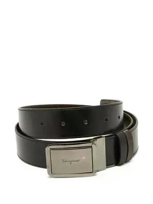 FERRAGAMO Reversible Leather Belt