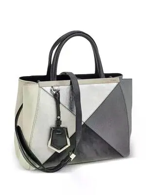 Fendi 2jours Geometric-panel Tote Bag