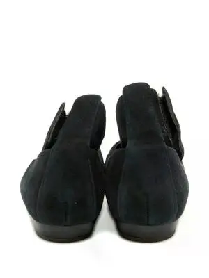 GIUSEPPE ZANOTTI Pointed-toe Ankle-strap Ballet Flats