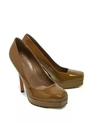 Gucci Patent Leather Platform Pumps
