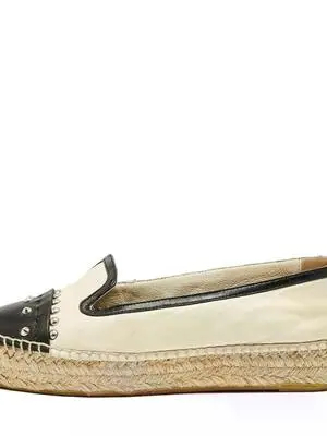 Alexander McQueen Leather Studded Espadrilles