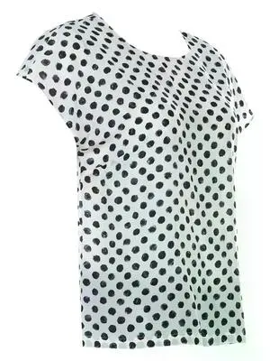 Dolce & Gabbana Polka-dot Silk Top