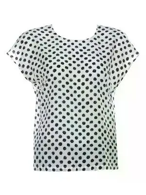 Dolce & Gabbana Polka-dot Silk Top