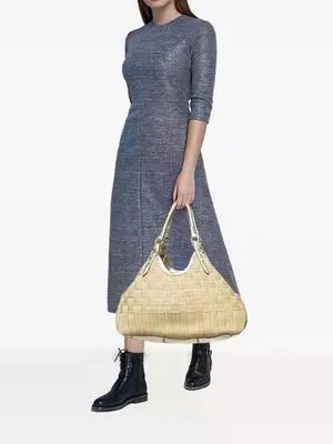 Cole Haan Woven Leather Satchel