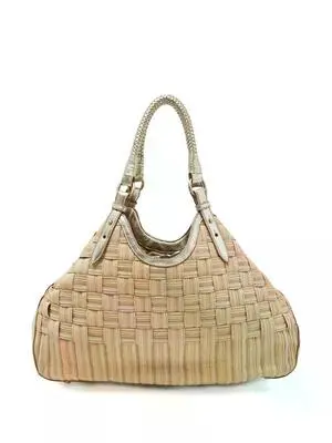 Cole Haan Woven Leather Satchel