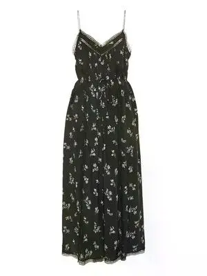 Zimmermann 2010s Floral-lace Jumpsuit - Black