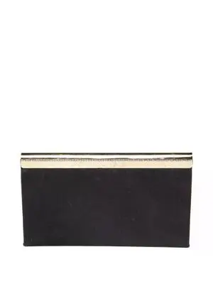 JIMMY CHOO Suede Rectangle Clutch
