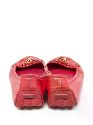 LOUIS VUITTON Logo Plaque Ballet Flats