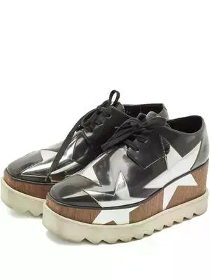 Stella McCartney Elyse Star Platform Shoes - Grey