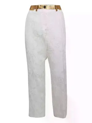 Dolce & Gabbana Rose-jacquard Trousers