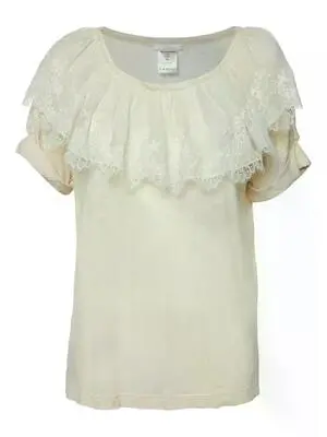 Chloé Lace Ruffle Top