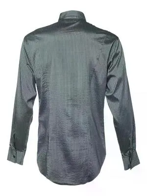 Emporio Armani Pinstripe Long-sleeve Shirt