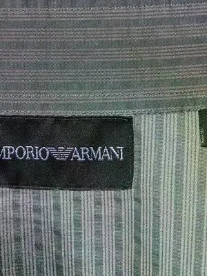 Emporio Armani Pinstripe Long-sleeve Shirt