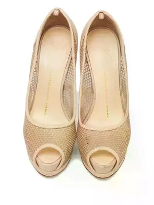 GIUSEPPE ZANOTTI 140mm Peep-toe Pumps