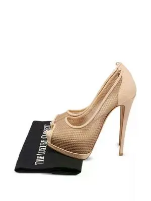 GIUSEPPE ZANOTTI 140mm Peep-toe Pumps