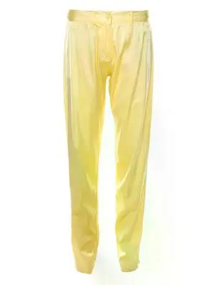 Blumarine Silk Zip Trousers