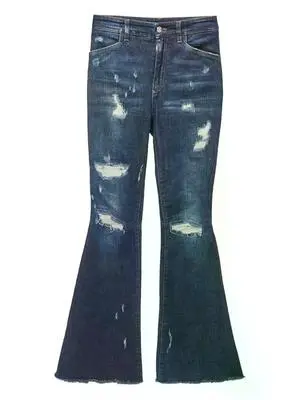 Dolce & Gabbana Distressed Flared Jeans