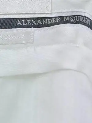 Alexander McQueen Cotton Trousers