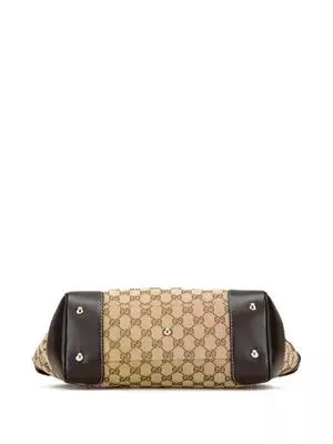 Gucci Gg Canvas Web Mayfair Tote Bag