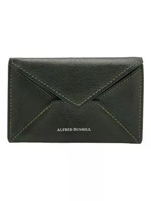 Dunhill Pre-owned Envelope Leather Card Holder - Green