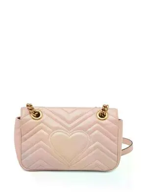 Gucci Gg Marmont Chevron Chain-strap Shoulder Bag