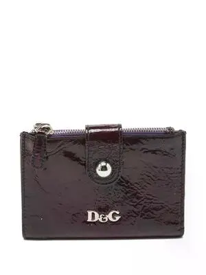 Dolce & Gabbana Patent Leather Wallet - Black